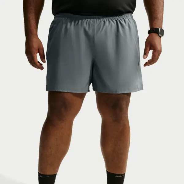 Nike Miler Dri-fit 5" Brief-lined Running Shorts - Grey