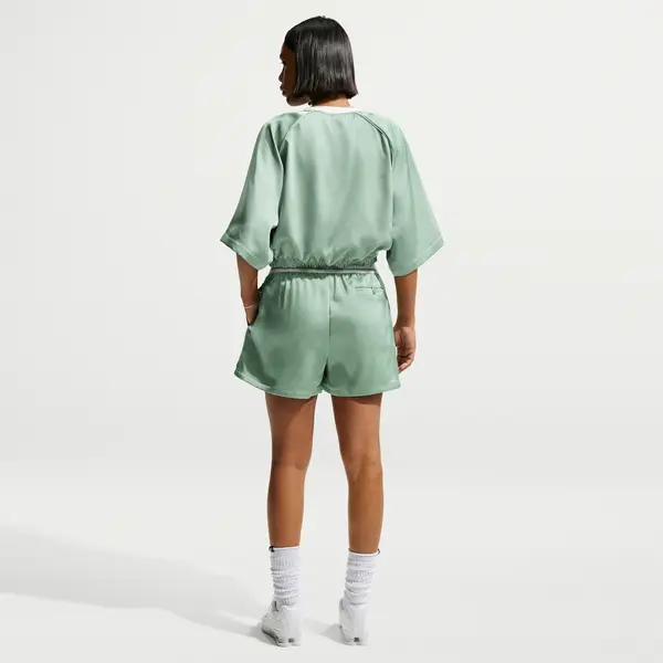 Nike Oversized Satin Top - Green