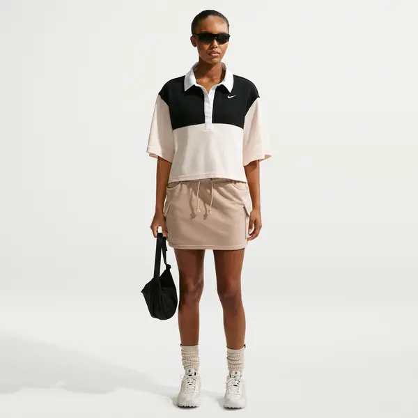 Nike Sportswear Phoenix Fleece Mid-rise Cargo Miniskirt - Brown