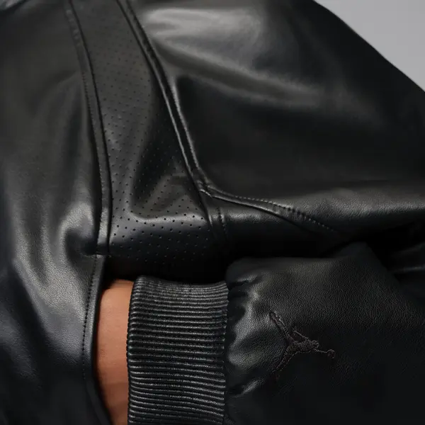 JORDAN Flight Faux Leather Jacket