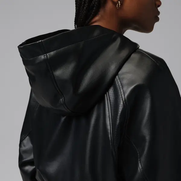 JORDAN Flight Faux Leather Jacket