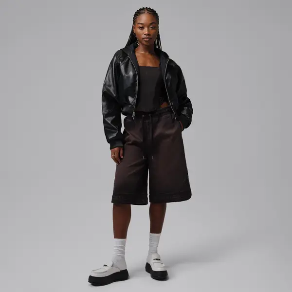 JORDAN Flight Faux Leather Jacket
