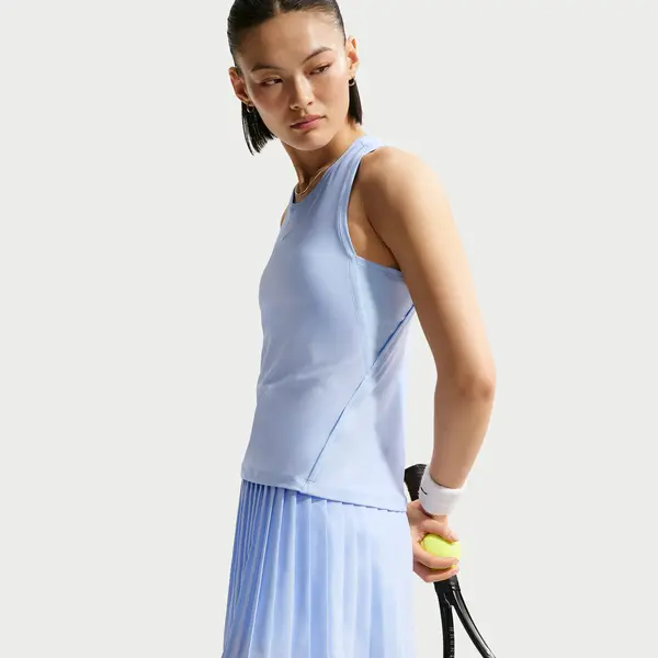 Nike Victory Dri-fit High-waisted Tennis Skirt - Blue