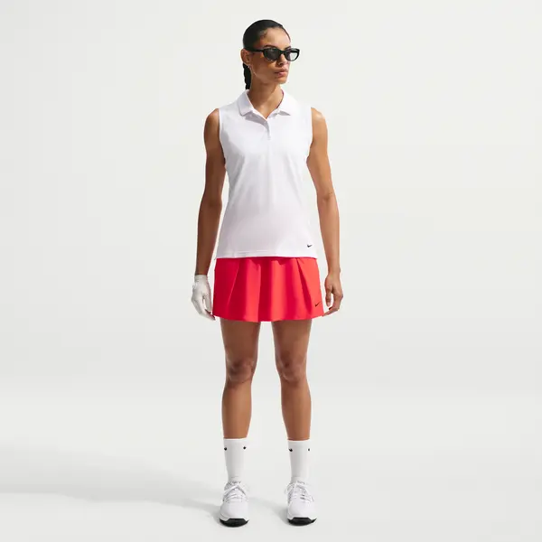 Nike Golf Club Dri-fit Flouncy Golf Skirt - Red