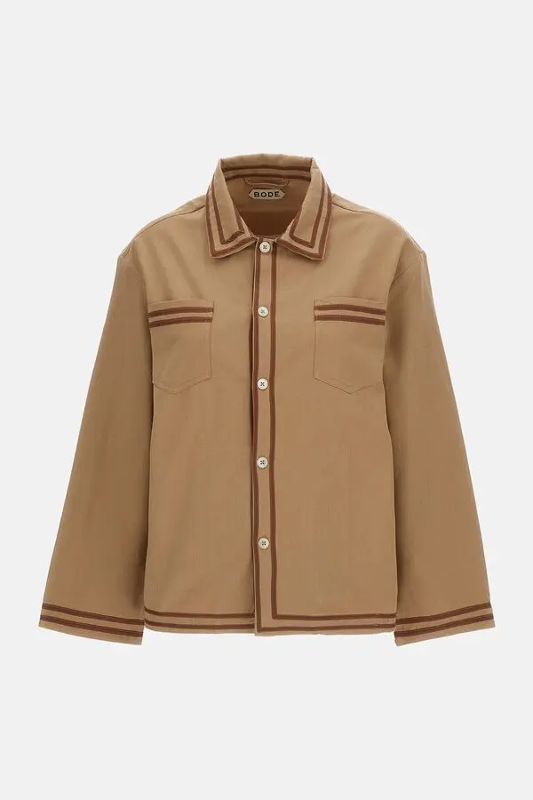 BODE NEW YORK Canteen Jacket - Brown