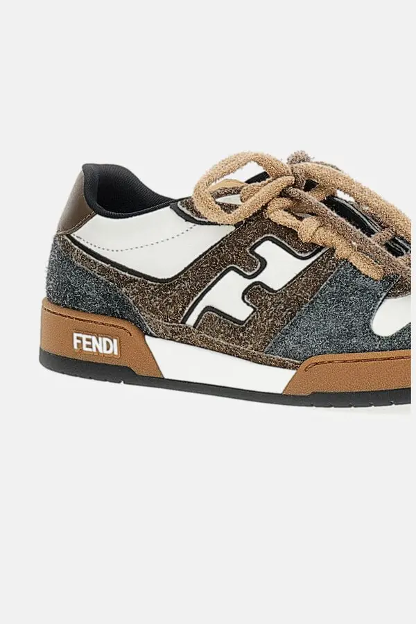 Fendi Match Mix Suede Sneakers - Multicolor