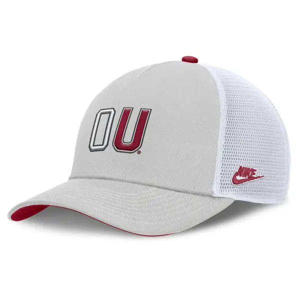 Nike Oklahoma Legacy Basketball Rise College Trucker Adjustable Hat - Grey