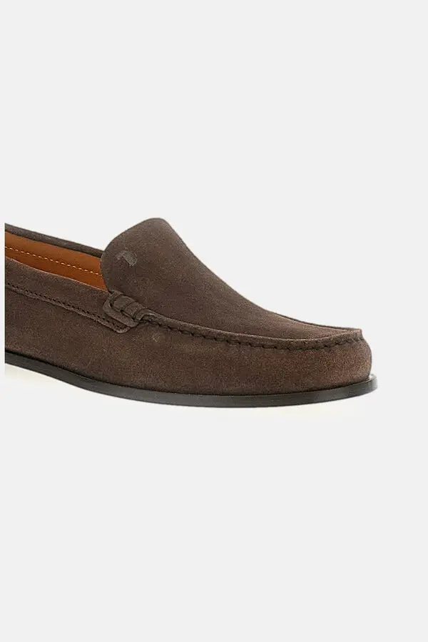 TOD'S Mocassino Gommini Metallo - Marrone