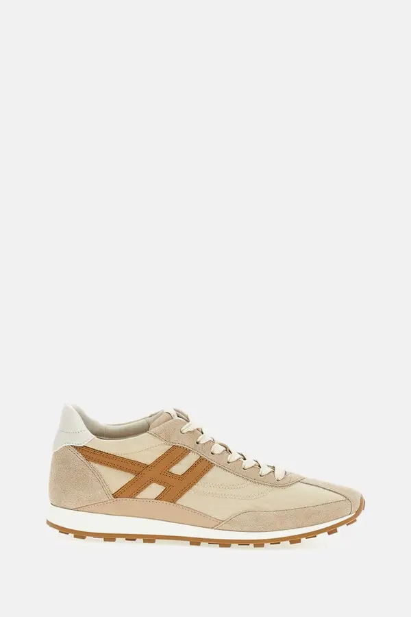 Hogan Lace-up Sneakers - Beige