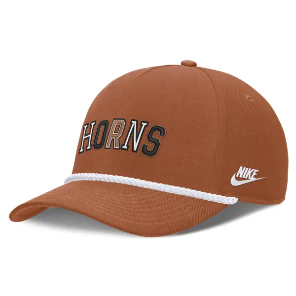 Nike Texas Legacy Basketball Rope Rise College Adjustable Hat - Orange