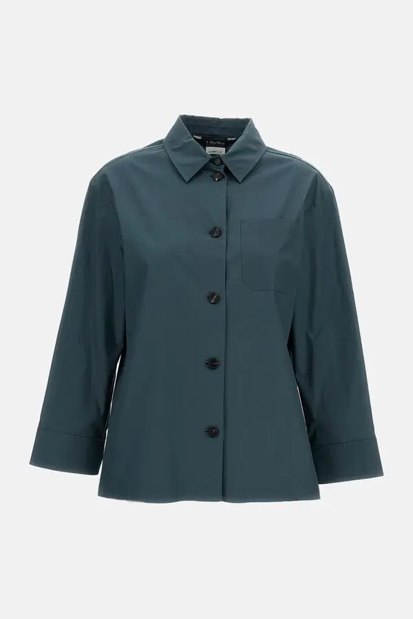 Max Mara Arianne Cotton Poplin Shirt - Grey