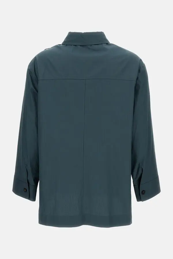 Max Mara Arianne Cotton Poplin Shirt - Grey