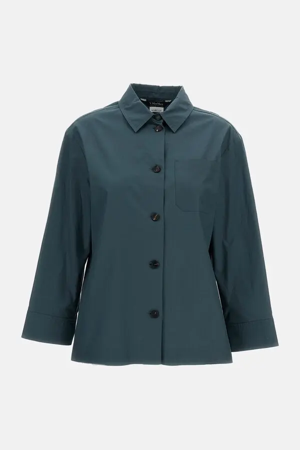 Max Mara Arianne Cotton Poplin Shirt - Grey