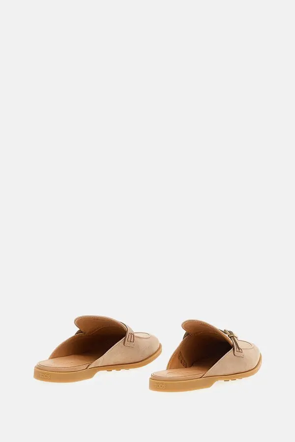 TOD'S Sabot Gommini In Nubuk - Rosa