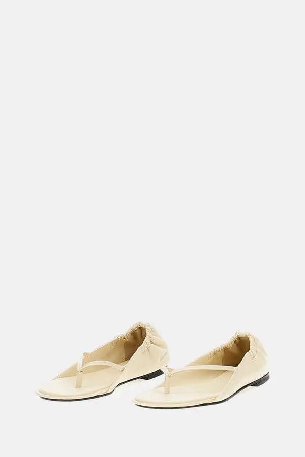 Jacquemus Nu-pieds Thong Sandals - Bianco