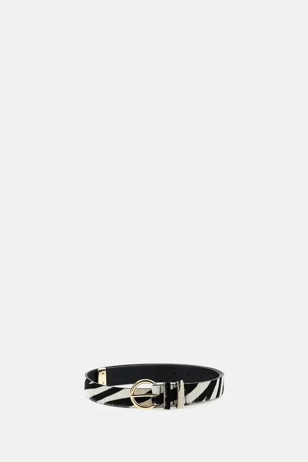 Max Mara Cavallino Tree Belt - White