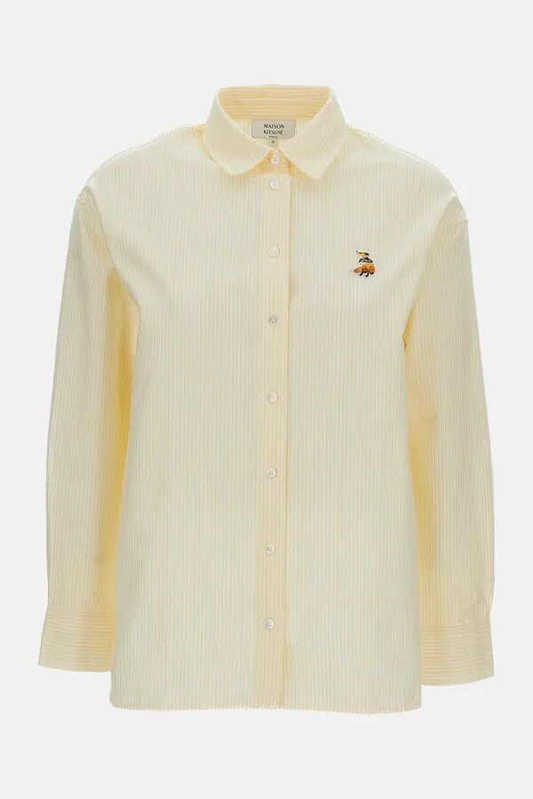 Maison Kitsuné Dreaming Fox Shirt - Yellow