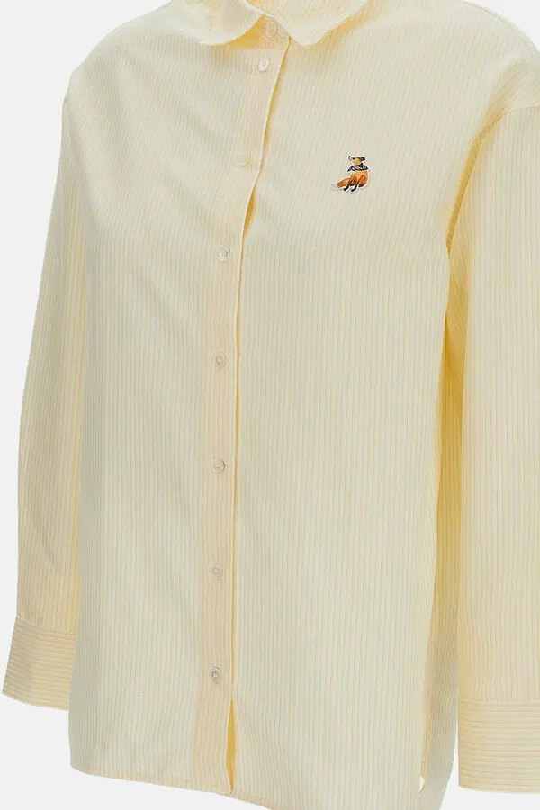Maison Kitsuné Dreaming Fox Shirt - Yellow
