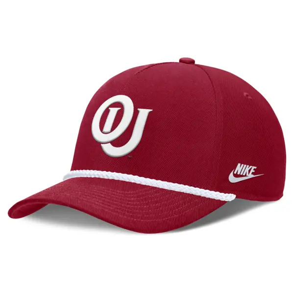 Nike Oklahoma Legacy Basketball Rope Rise Adjustable Hat - Red