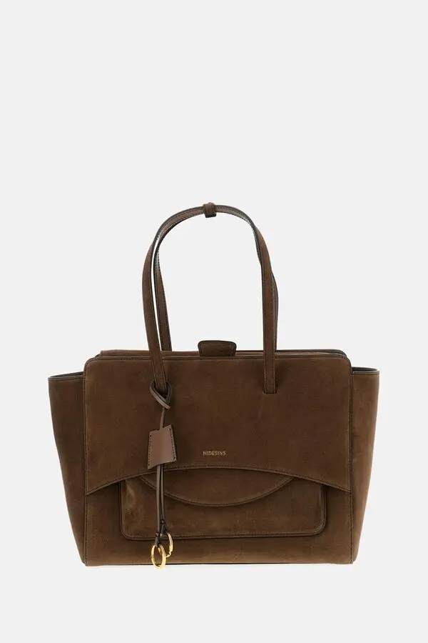 HIDESINS Flap Shoulder Bag L - Brown