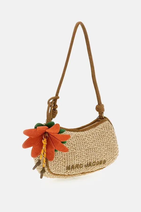 Marc Jacobs Raffia Shoulder Bag - Beige