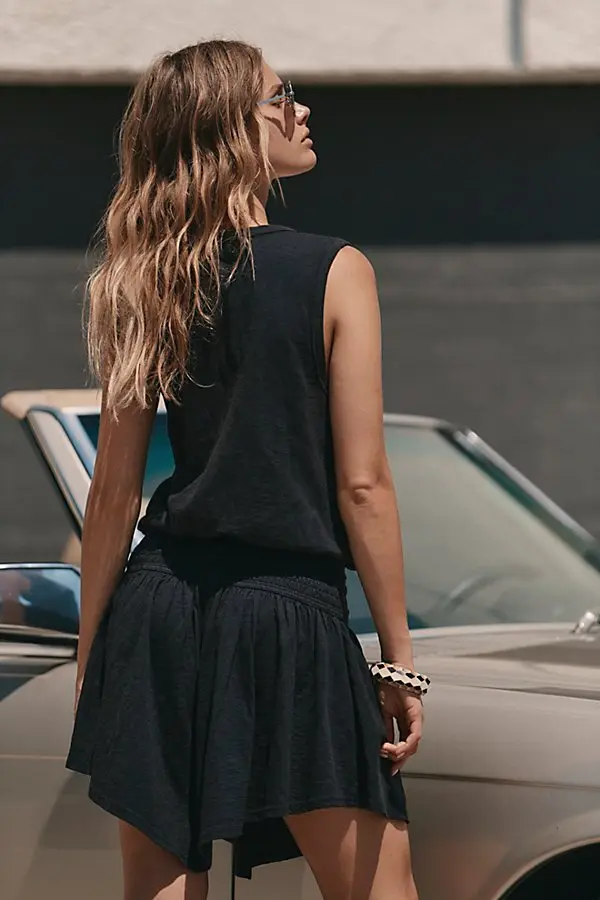 Free People Gigi Mini Dress - Black