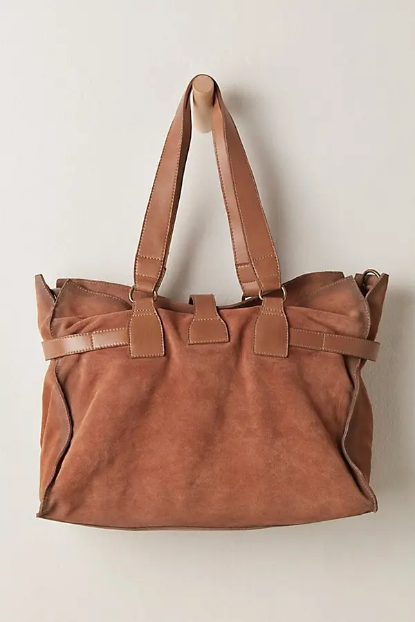 Free People Wild Thing Suede Tote