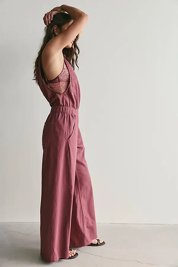 Free People We The Free Margo Jumpsuit - Cowboy