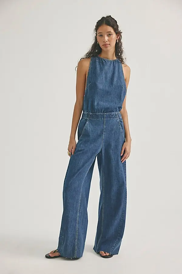 Free People We The Free Margo Jumpsuit - Moonstone