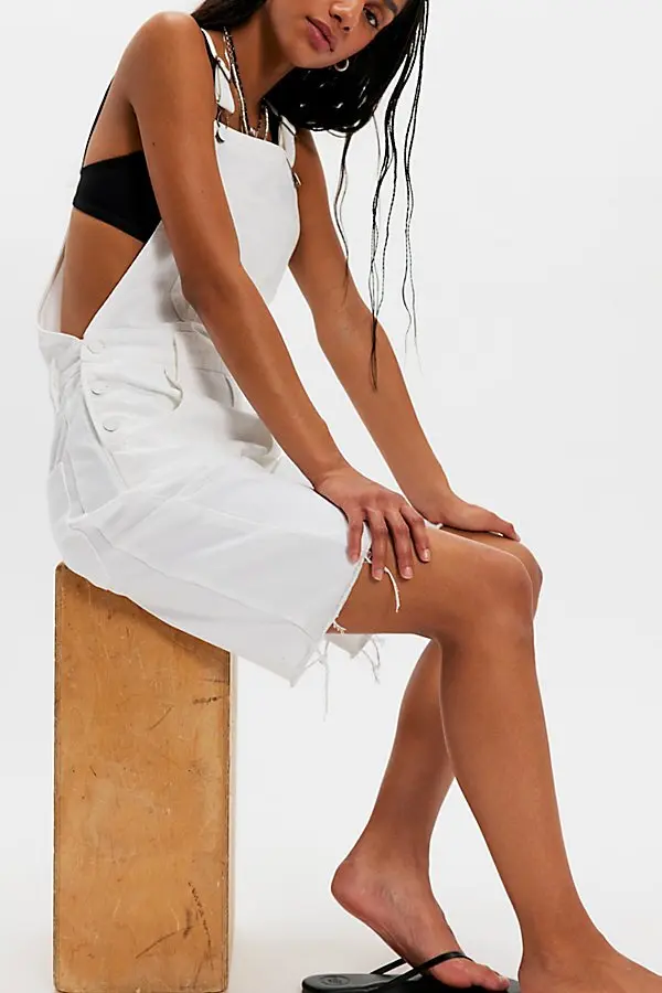 MOTHER The Half Pipe Bermuda Shortalls - Hold Your Horses