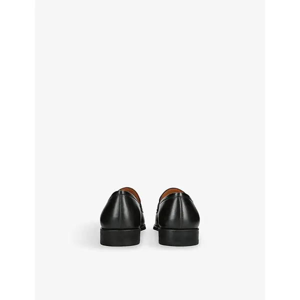 Magnanni Madison Leather Loafers - Black