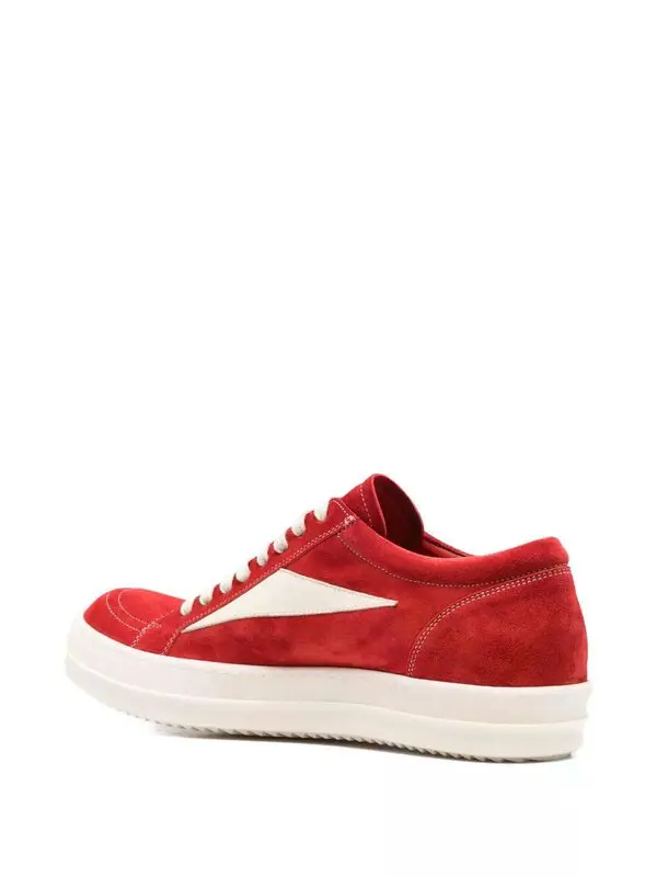 Rick Owens Contrast Panel Sneakers