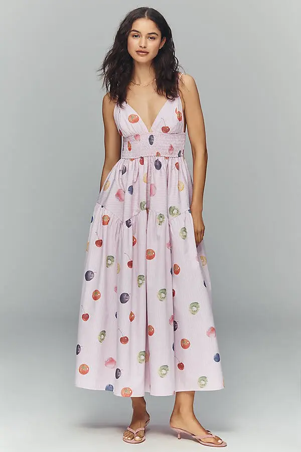 EN SAISON Fruit Medley Midi Dress