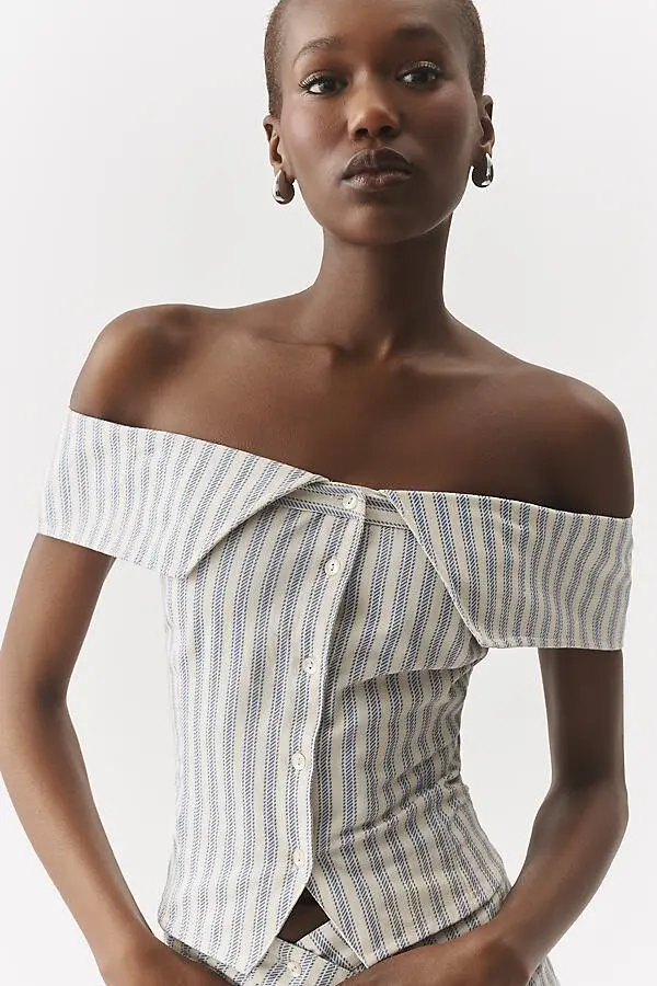 MUSE ASSEMBLY Cotton Off-the-shoulder Top
