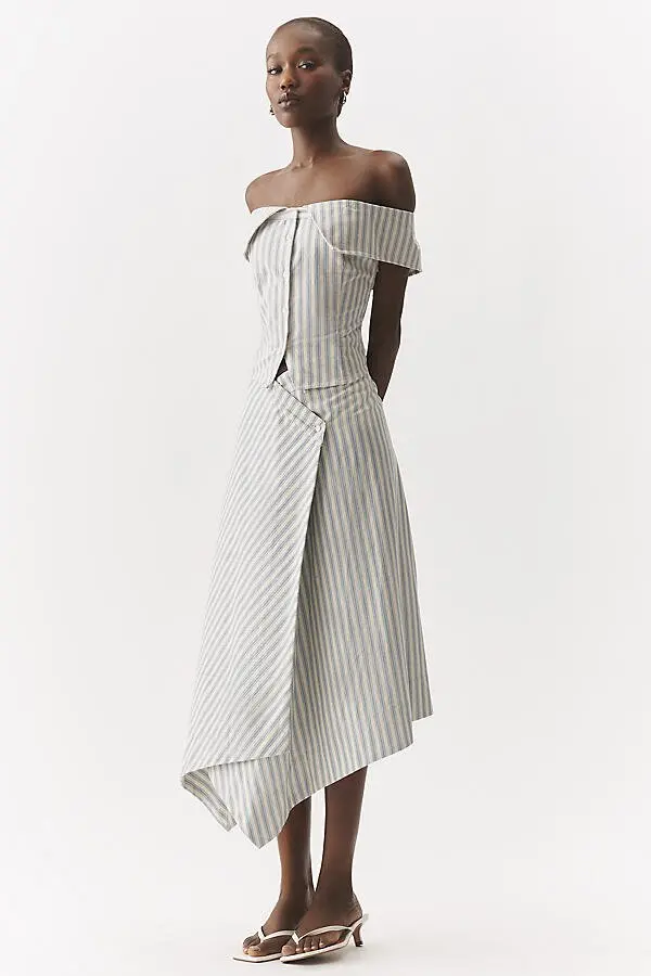MUSE ASSEMBLY Cotton Off-the-shoulder Top