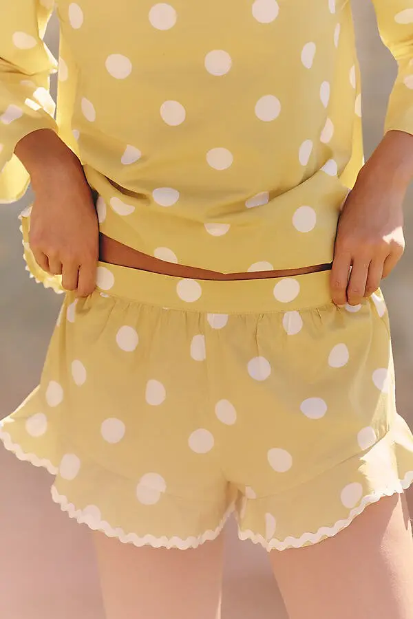 CELANDINE 100% Cotton Polka Dot Shorts