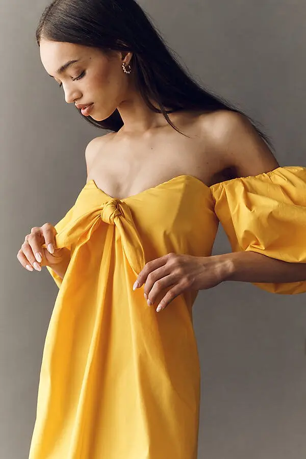 Caroline Constas Reyna Off-the-shoulder Dress