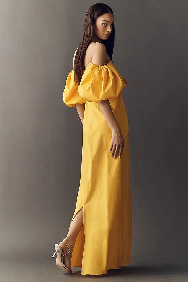 slim fit dress slacks Caroline Constas} Corinthia Gown Dress – Riche Hippie