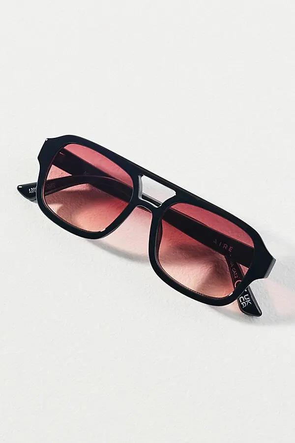 AIRE Aquarius Aviator Sunglasses - Black