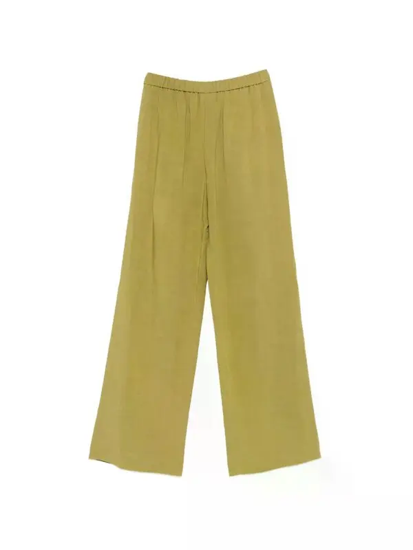 MERCI Pleated Wide Leg Trousers