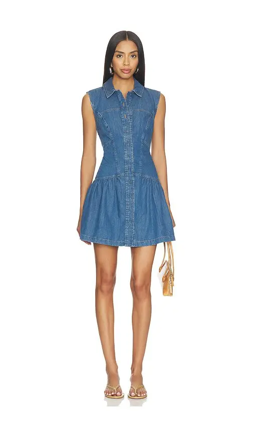 FRAME The Denim Day Dress - Blue