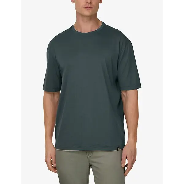 Boggi Milano Relaxed-fit Pima-cotton T-shirt