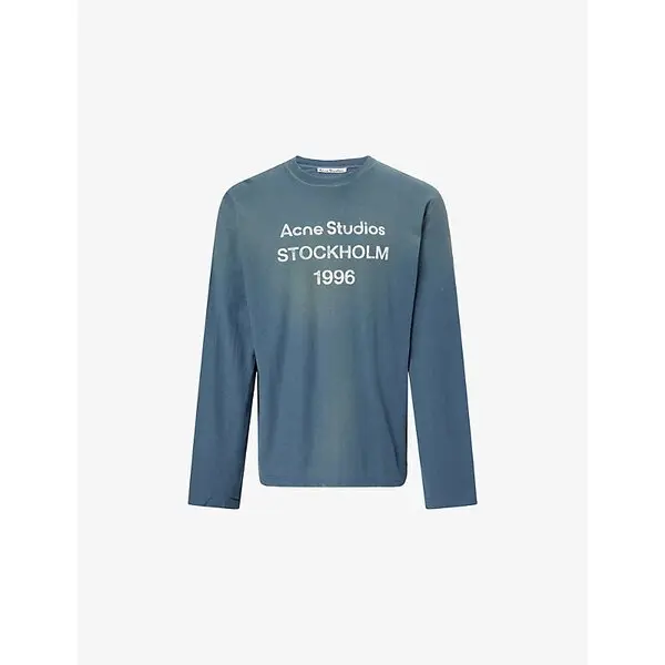 Acne Studios Edden 1996 Long-sleeve Cotton-blend T-shirt