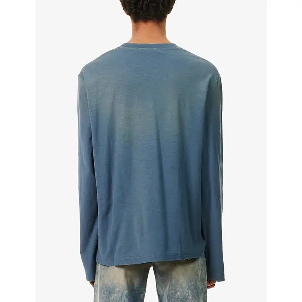 Acne Studios Edden 1996 Long-sleeve Cotton-blend T-shirt