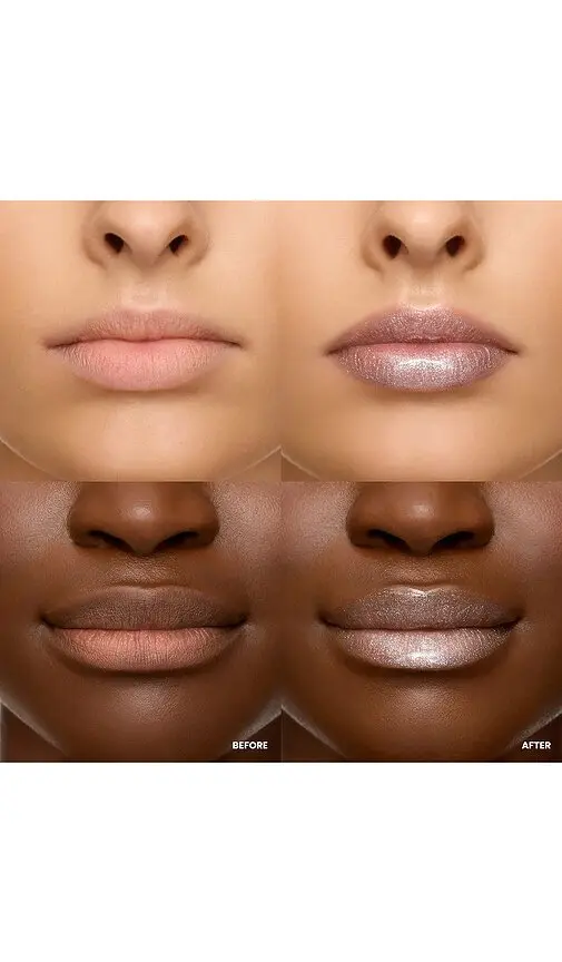 WONDERSKIN Wonder Blading Top Gloss - Silver Glitter