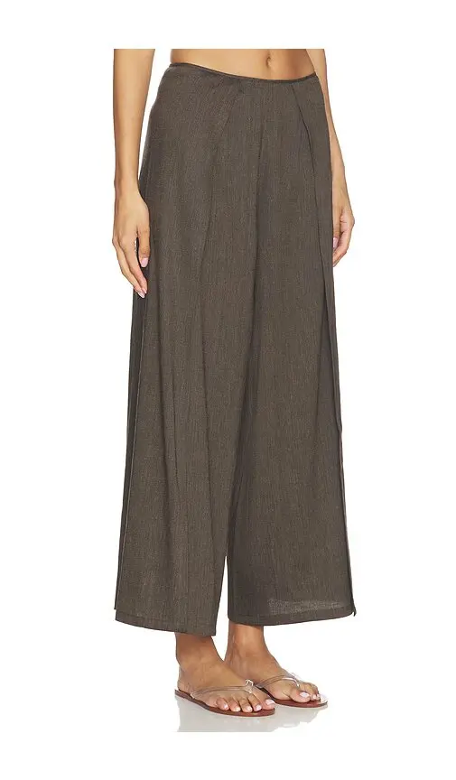 Proenza Schouler White Label Calla Pant - Coffee
