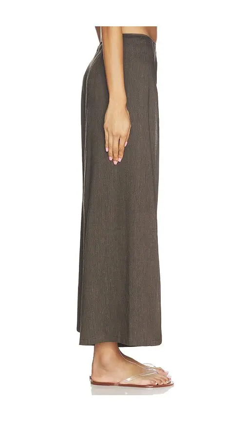 Proenza Schouler White Label Calla Pant - Coffee