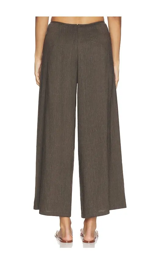 Proenza Schouler White Label Calla Pant - Coffee