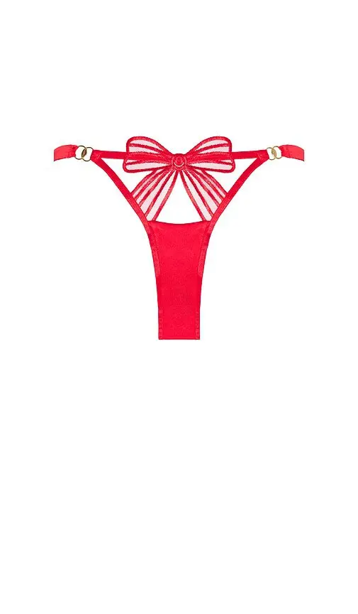 Bluebella Annabel Open-back Brief - Red