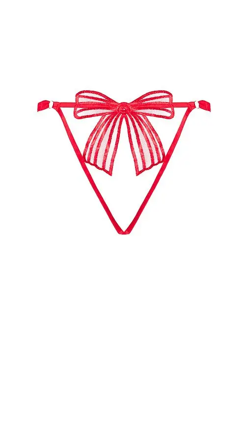 Bluebella Annabel Open-back Brief - Red